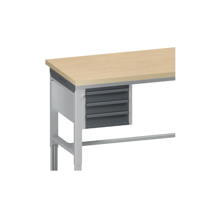 Etabli réglable M-Lys - Coffre 3 tiroirs L450 - Provost FR